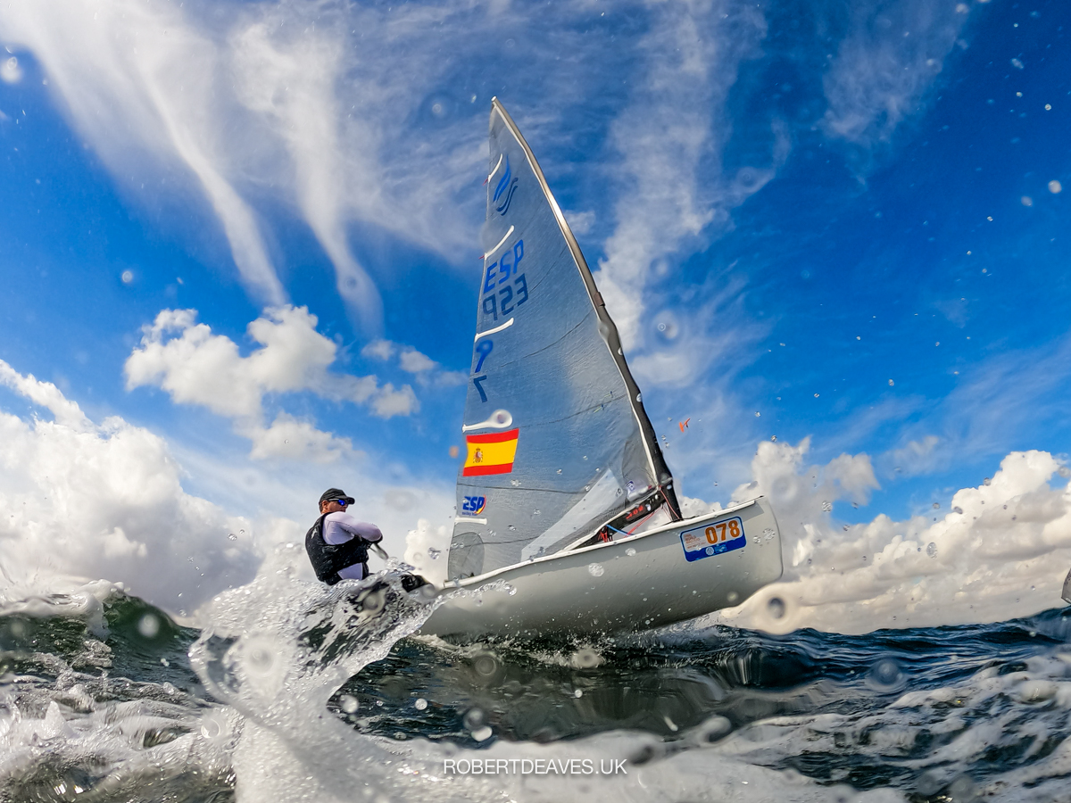 Finn World Masters: French sailor leads after Finntastic opening day ...
