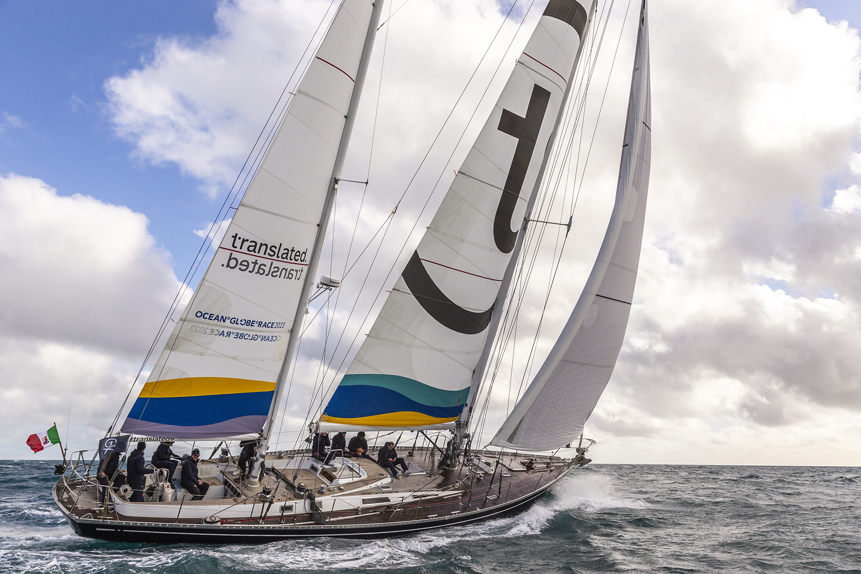 Ocean Globe Race: Italian team announces co-skipper and first mate ...