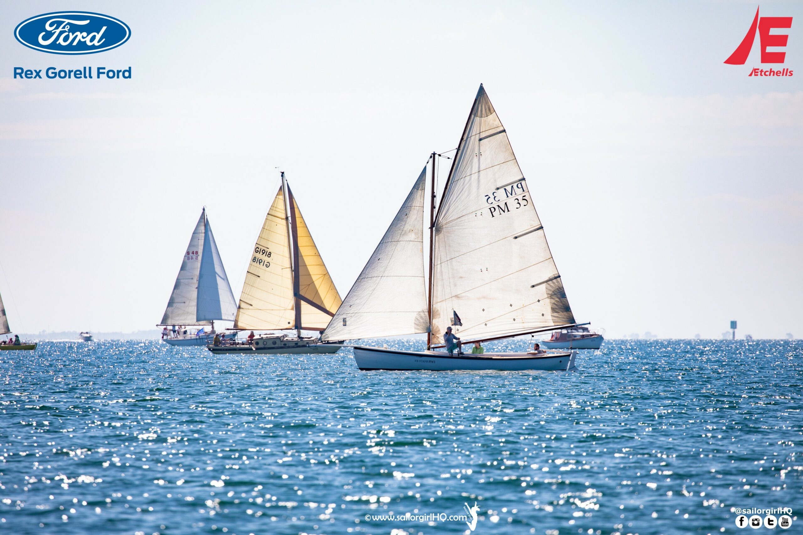 Wooden boats steal the show as Etchells are left without wind - MySailing