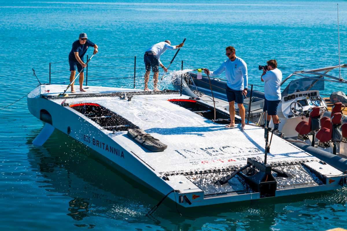 INEOS Britannia launches LEQ12 prototype in Mallorca - MySailing