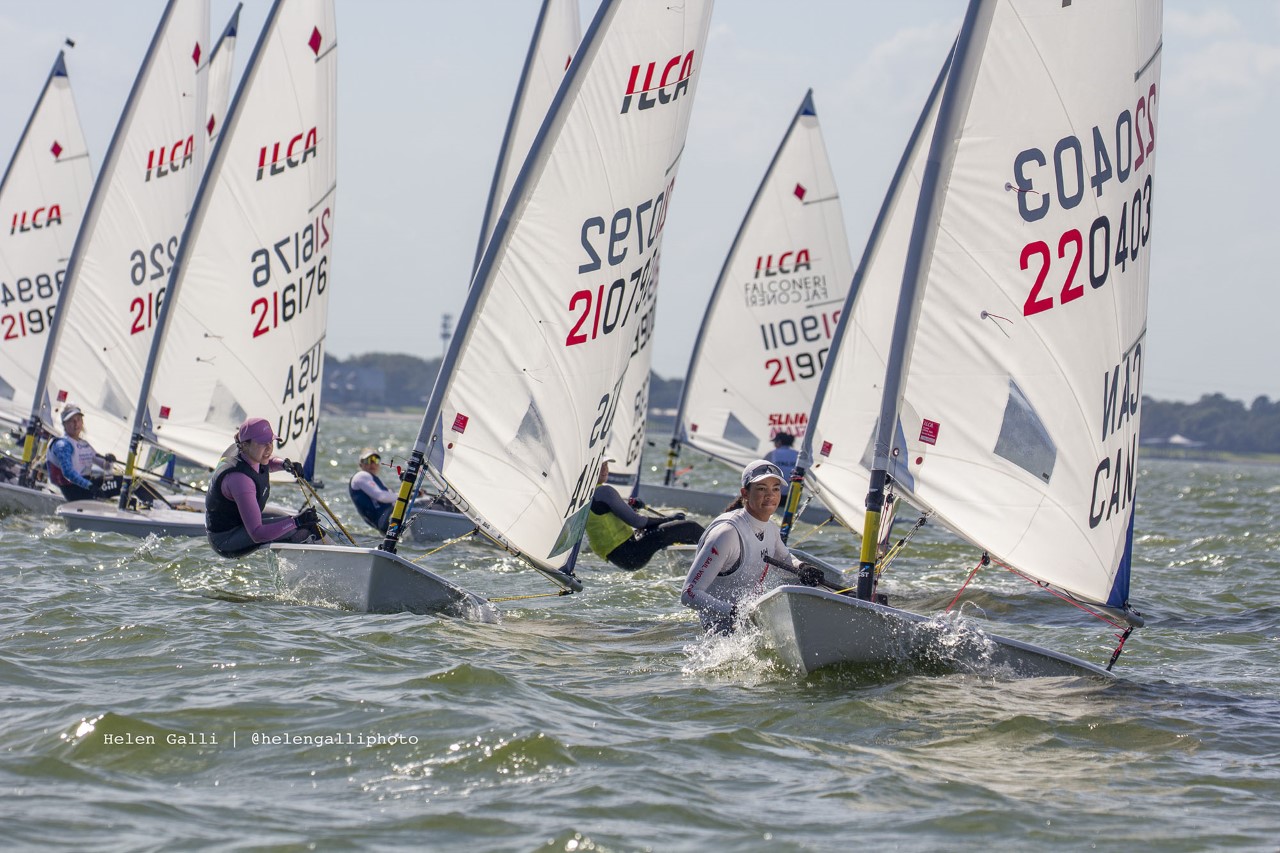 Australians climb on the penultimate day of ILCA 6 Worlds - MySailing