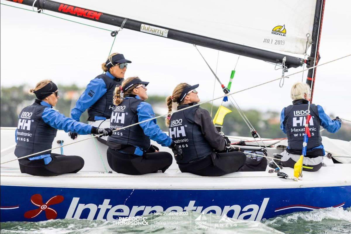 Courtois wins crucial match ups to lead World Championship - MySailing