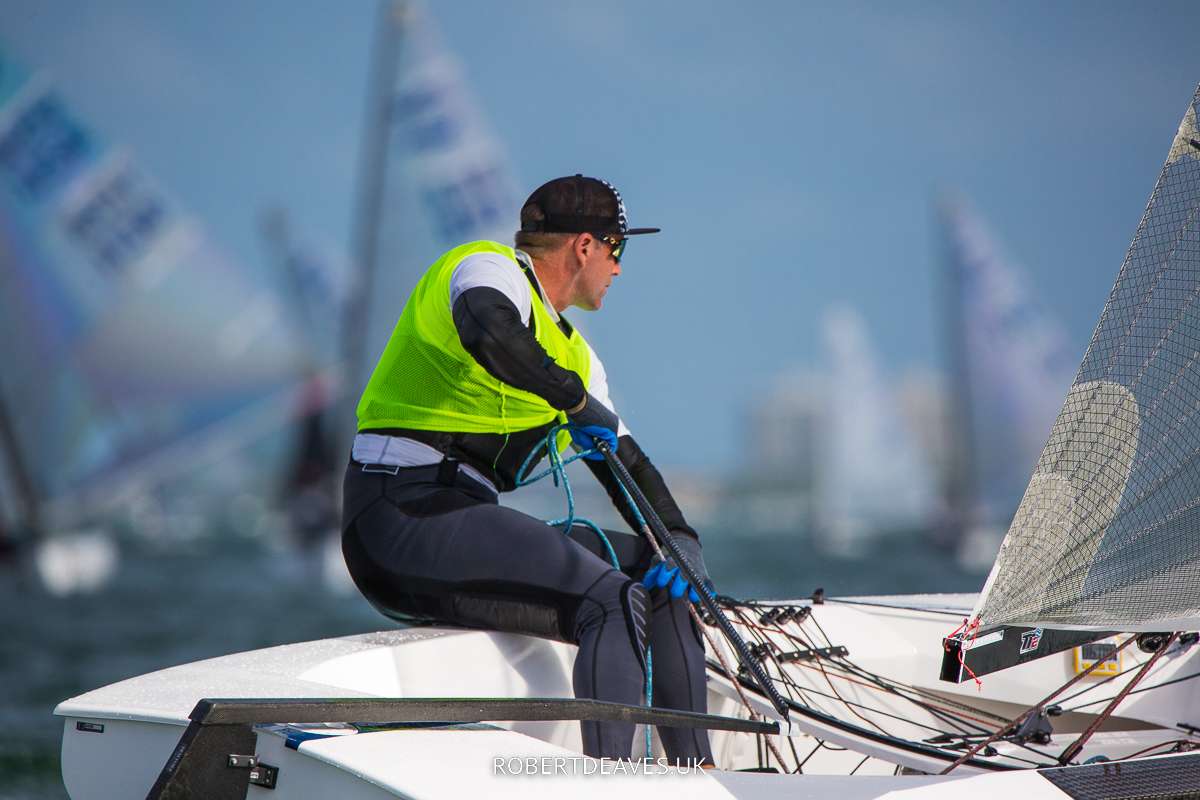 Young guns close gap on Ed Wright at Finn Gold Cup - MySailing