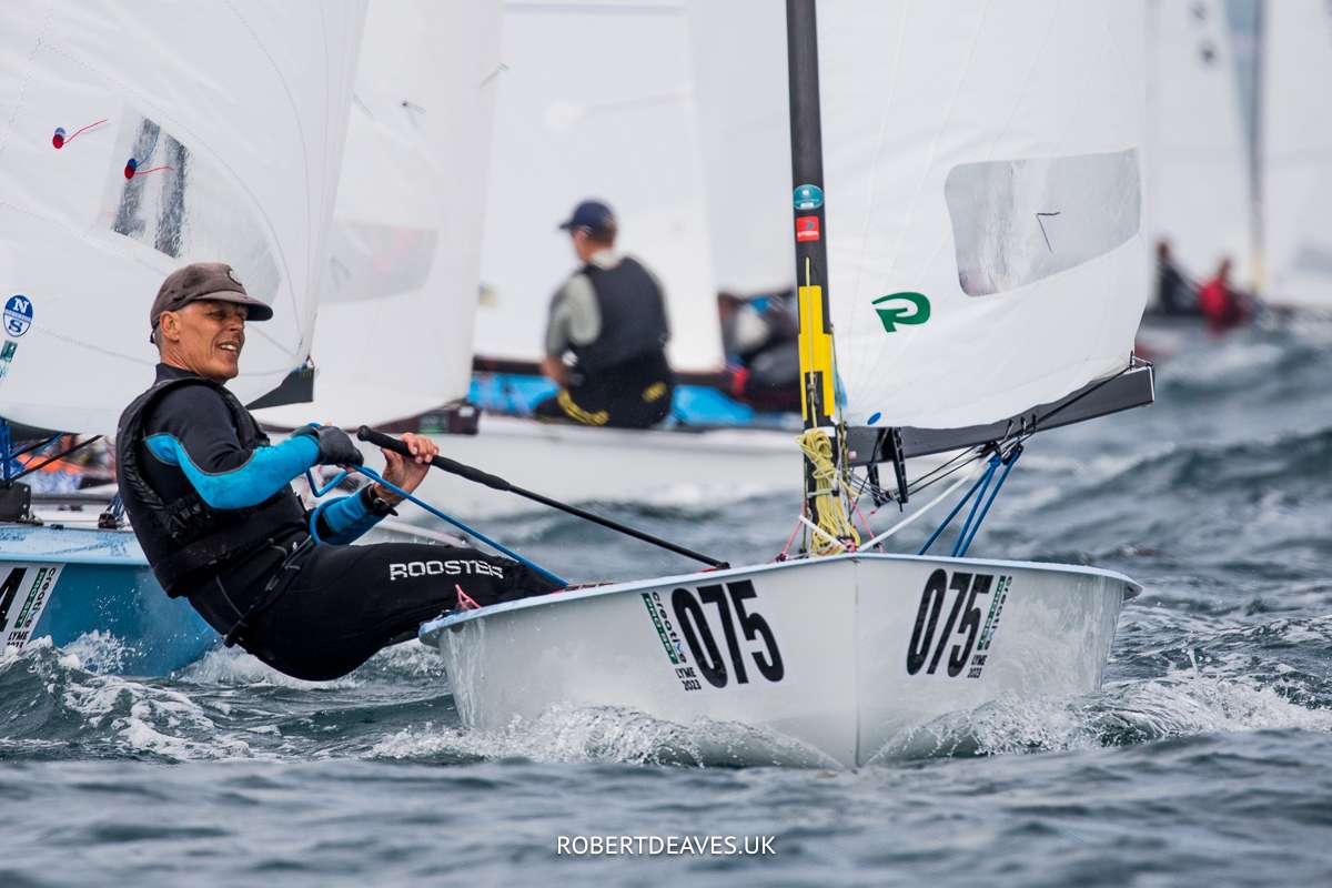 Niklas Edler leads gold fleet into final series at OK Dinghy Worlds - MySailing