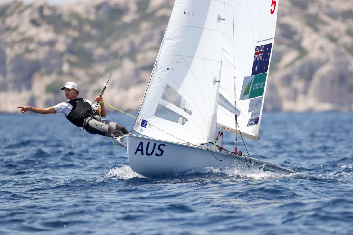 Aussies begin the assault at Olympic Test Event - MySailing