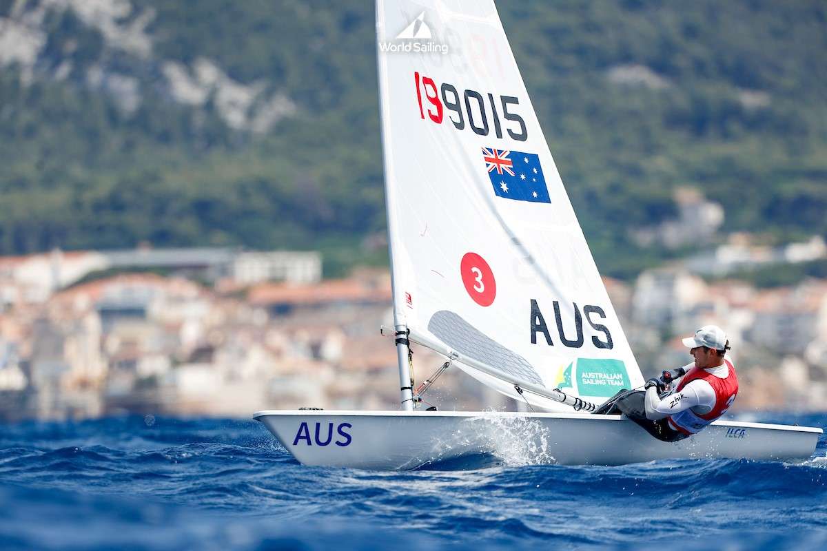 Wearn moves into First, Morris Third at Olympic Test Event - MySailing