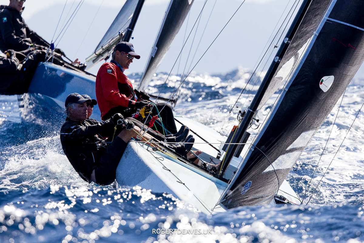 Epic opening day for 5.5 Metre World Championship in Porto Cervo ...