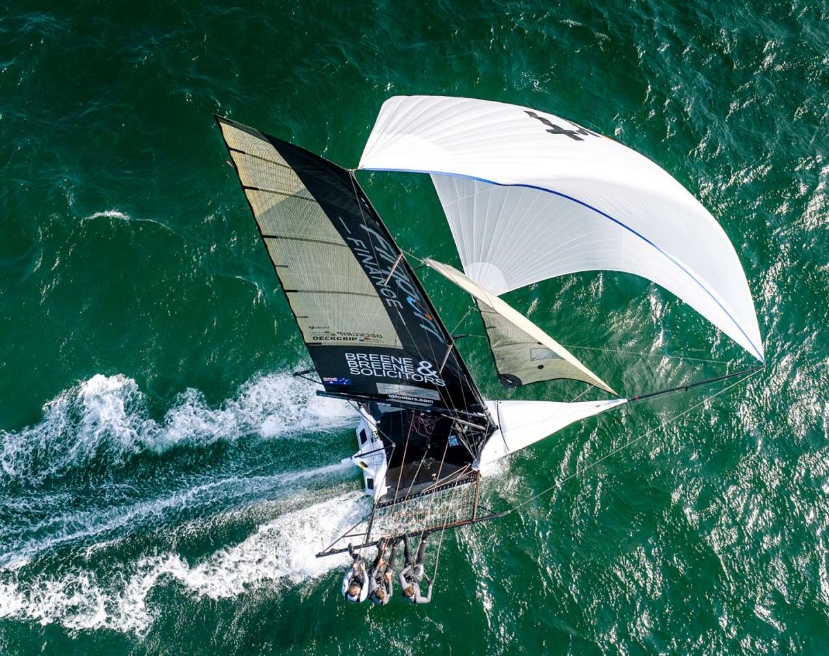 18ft Skiffs - Finport Finance - the battle to defend her title - MySailing