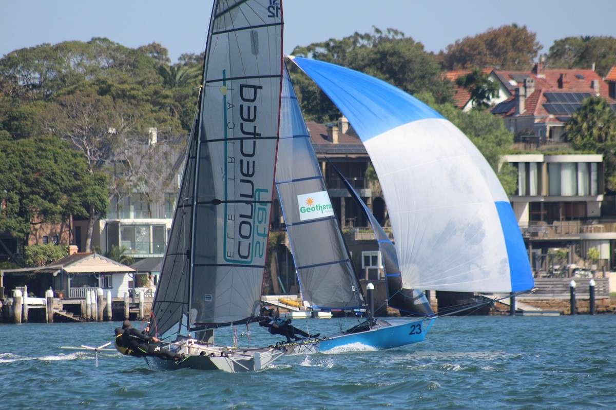 Geotherm strikes first blow at 12ft Skiff Australian Championship ...
