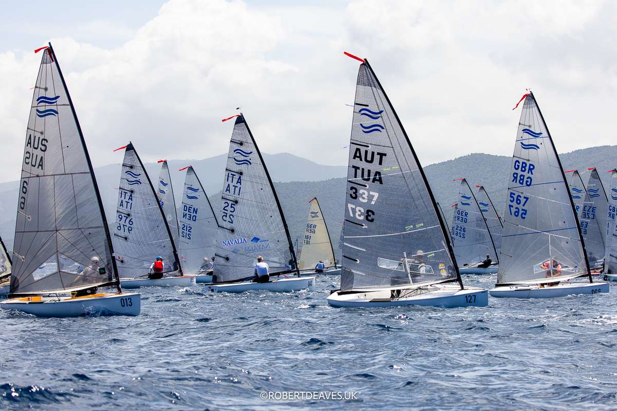 Finn World Masters – Day 1 - Doesn’t get much better than this - MySailing