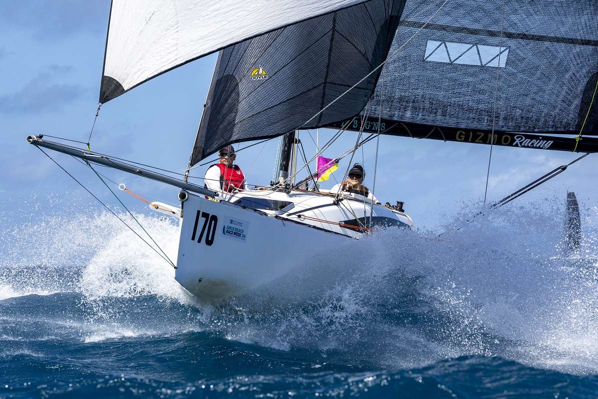 Punishing conditions test all on Day 1 of Airlie Beach Race Week ...
